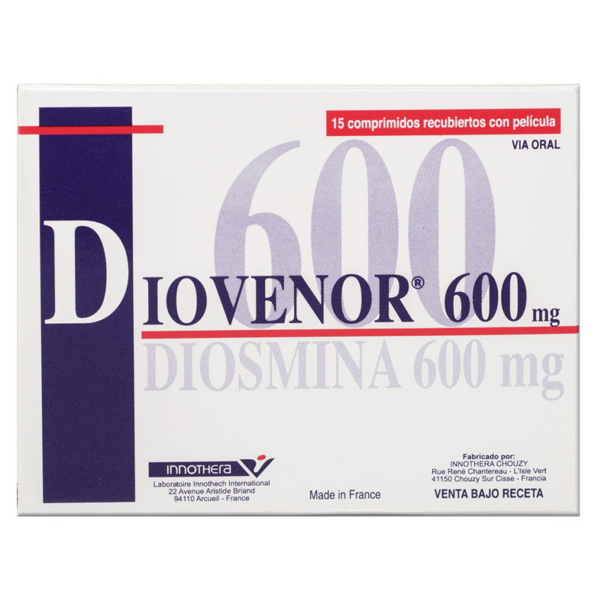 Diovenor 600 mg. x 15 y 30 comp. | Farmedis S.A.
